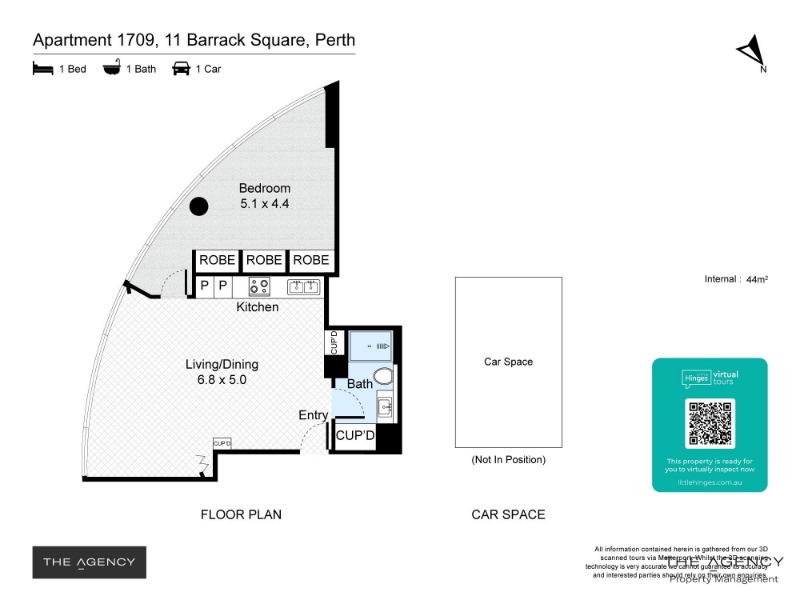 1709/11 Barrack Square, Perth Apartment for rent | Listed by of The ...