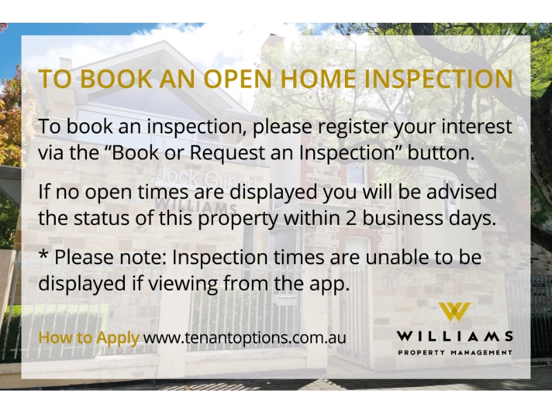 20F College Road, Kent Town Townhouse for rent | Listed by Rebecca Aries of Williams & TenantApp ...