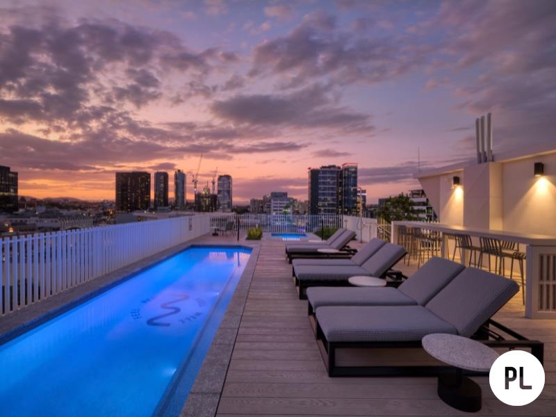 Furnished 2-bedroom apartment with spectacular rooftop amenities ...