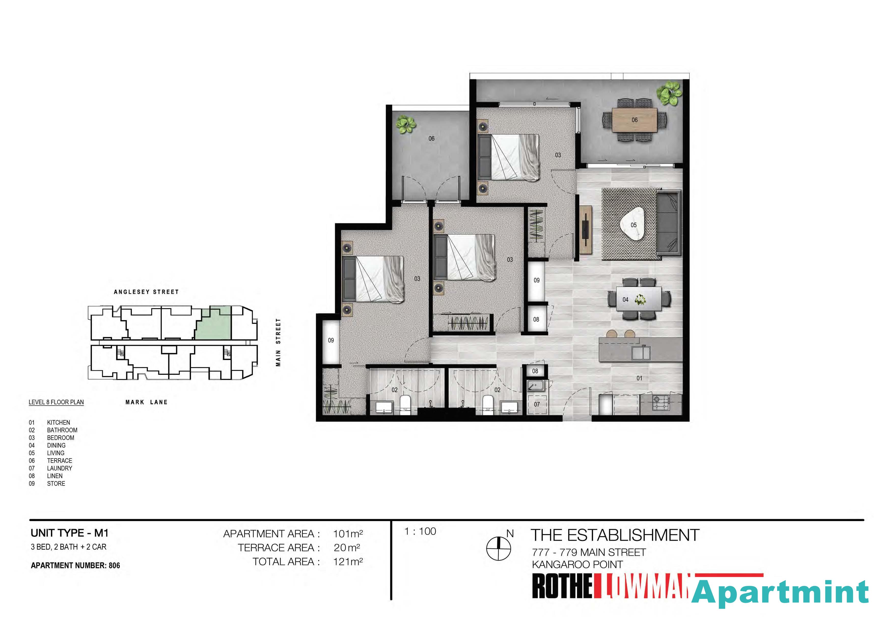 806/36 Anglesey Street, Kangaroo Point QLD 4169 - Apartmint